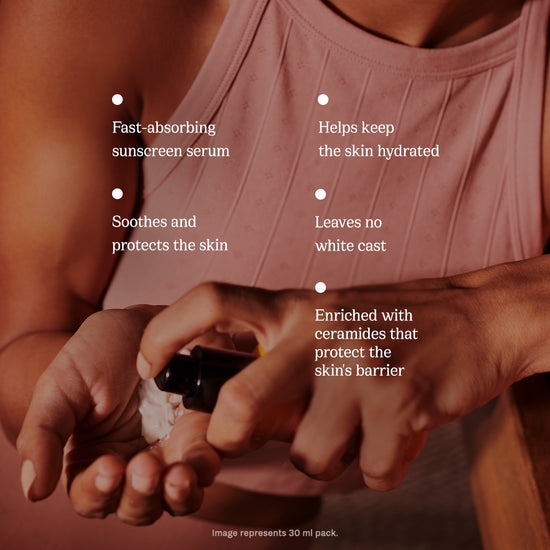 Sunscreen Serum - Turmeric Shield Serum [SPF 40] with Ceramide | 82°E